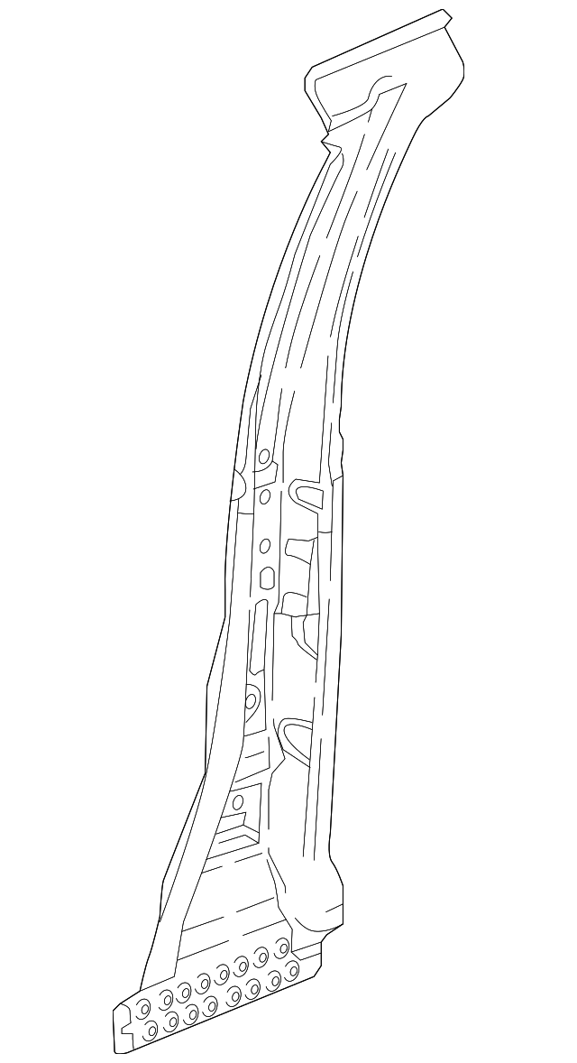 2018-2023 Chevrolet Traverse Driver Side Center Pillar Outer Panel ...