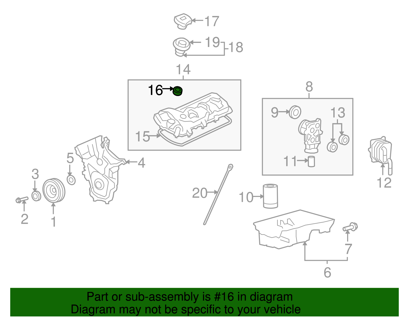 2007-2015 Mazda Valve Cover Seal CY01-10-233 | AutoNationParts.com