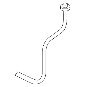 2009 GM Automatic Transmission Fluid Cooler Upper Line 25999417 GM ...