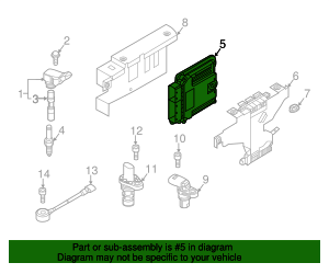 2018 Volkswagen Tiguan Ecm 5NA-907-115-A-55N | VW Parts Center