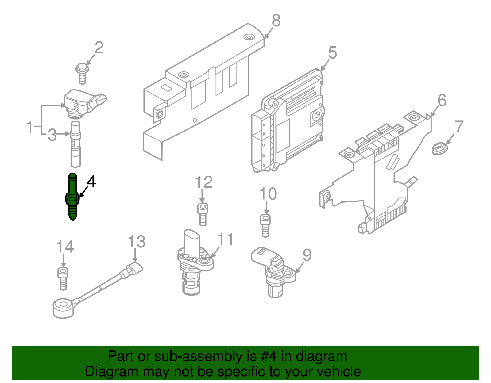 2018-2025 Volkswagen Spark Plug 06K-905-601-K | OEM Parts Online