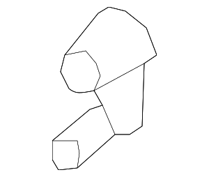 BE8Z-17603-A - Washer Nozzle 2011-2019 Ford Fiesta | Ford Parts Direct