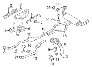 18307645676 - 2014-2018 BMW X5 Rear Muffler (18-30-7-645-676) | BMW of ...
