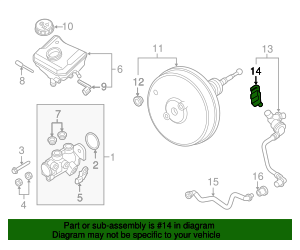 5Q0-906-207-B - Brake Fluid Pressure Sensor 2015-2024 Audi | AutoNation ...