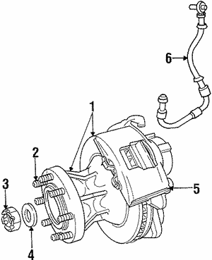 Front Brakes for 1999 Dodge Ram 3500 | Mopar Parts Canada