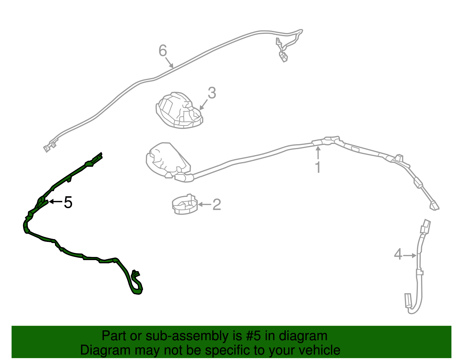 28241-4NS0B - High-Quality Antenna Cable for 2017-2022 Nissan LEAF ...