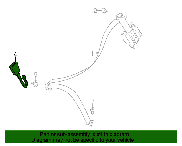 216-860-01-69-9051 - Buckle 2007-2014 Mercedes-Benz | Mercedes-Benz USA ...