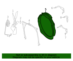 68359841AC - Cooling Fan - 2019-2020 Mopar | Mopar Parts Canada