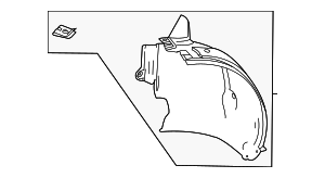 118-690-83-00-64 - Rear Fender Liner - 2020-2023 Mercedes-Benz | World ...