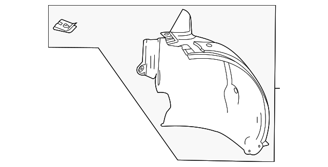 118-690-83-00-64 - Rear Fender Liner - 2020-2023 Mercedes-Benz | World ...