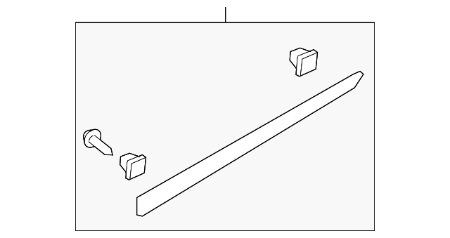 2004-2009 Kia Body Side Molding 87722-2F000 | QuirkParts