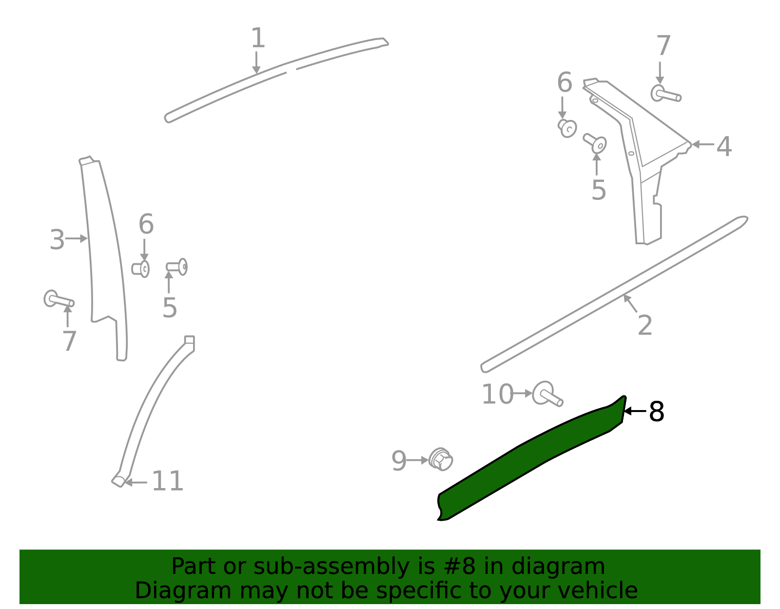 T4A44016 - Lower Molding 2021-2023 Jaguar F-Pace | Jaguar of Raleigh Parts