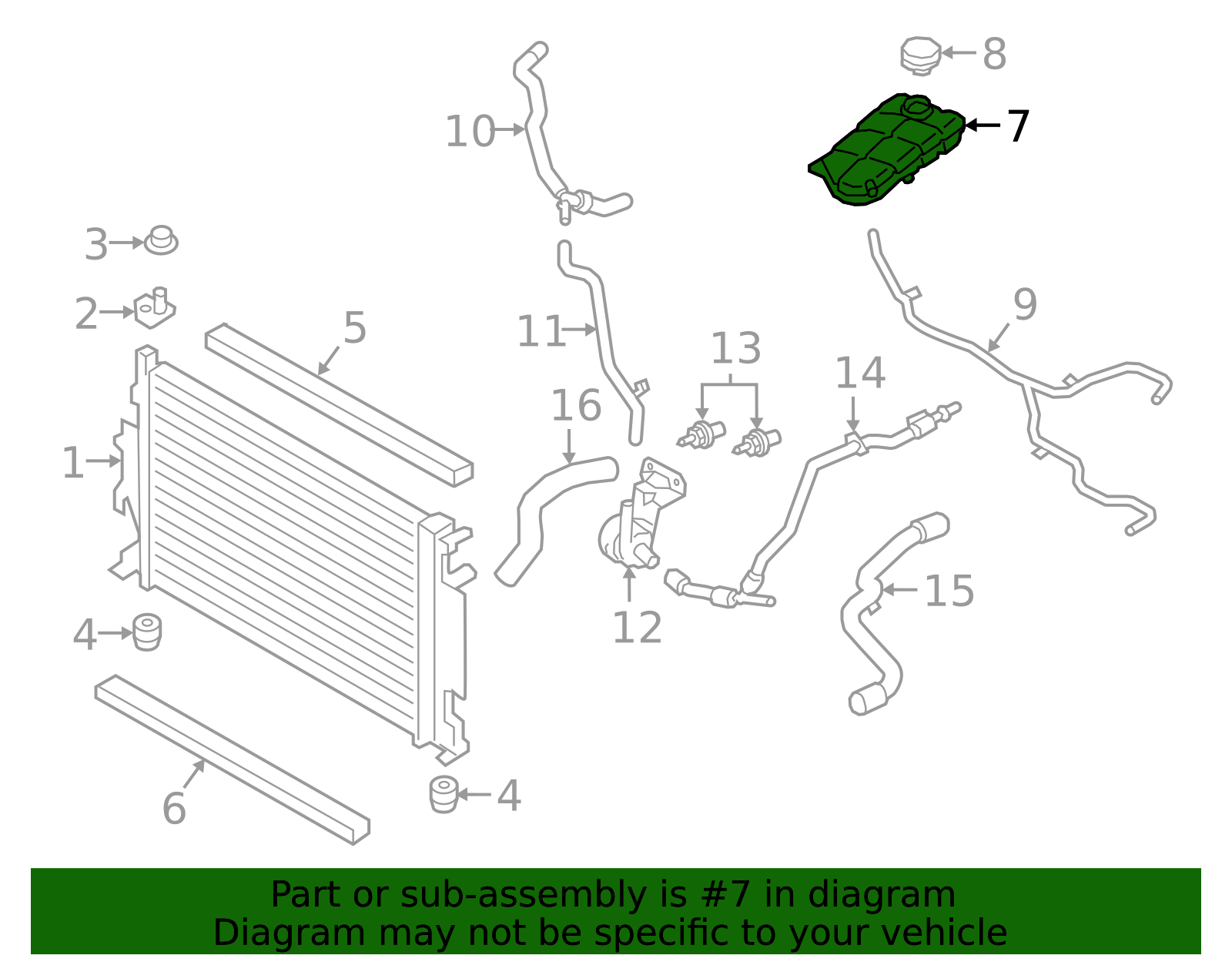 2019-2023 Ford Transit Connect Expansion Tank KV6Z-8A080-B | Ford OEM ...