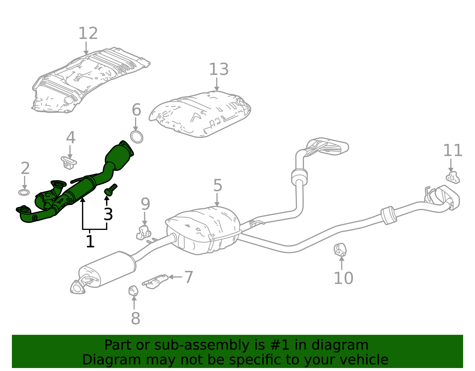2022-2024 Acura MDX Catalytic Converter 18150-61A-A50 | Retail ...