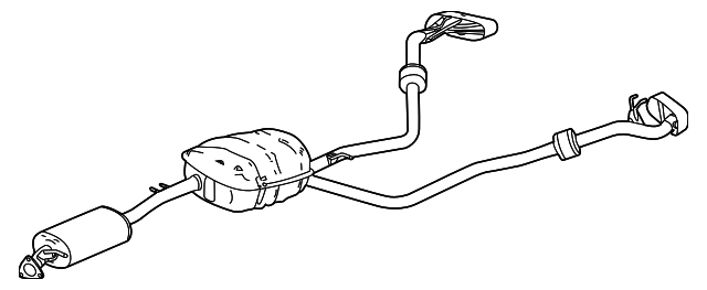 2022-2025 Acura MDX Muffler & Pipe Assembly 18307-TYA-A03 | Acura Parts ...