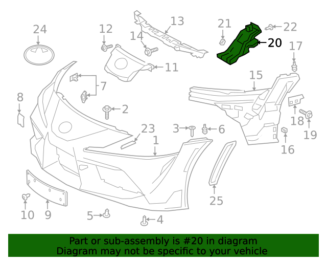 2020-2024 Toyota GR Supra Mount Bracket 52536-WAA01 | Lithia Toyota Parts