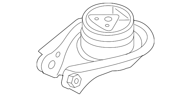 2004-2013 Mazda OEM NEW 2004-2013 Mazda 3 5 Rear Rubber No.1 Engine ...