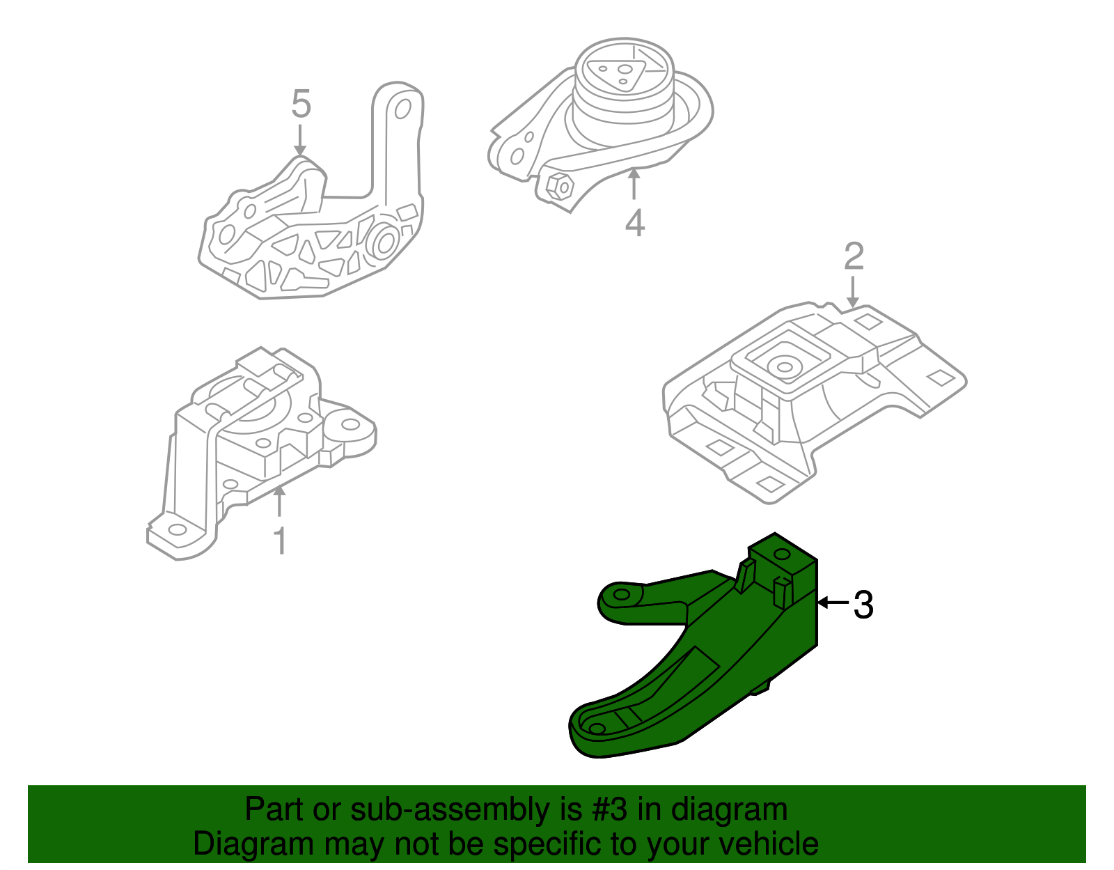 2004-2010 Mazda Side Mount Bracket BP4S-39-080A | OEM Parts Online