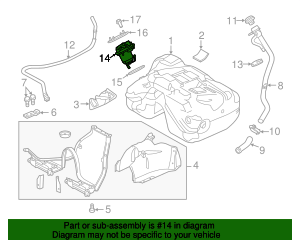 Genuine OEM Fuel Gauge Sending Unit Part# LR036125 Fits 2008-2015 Land ...