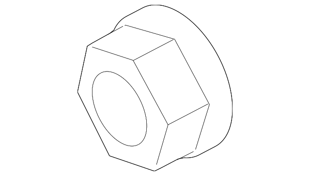 Genuine OEM Ford Part - Inlet Duct Retainer Nut W520101-S437 | Genuine ...