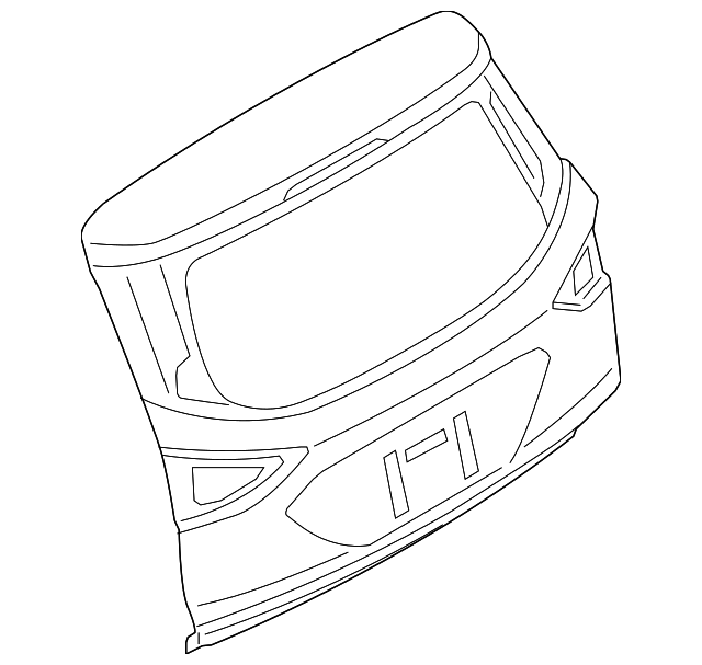 2013-2016 Ford Escape Lift Gate cj5z7840010a | TascaParts.com