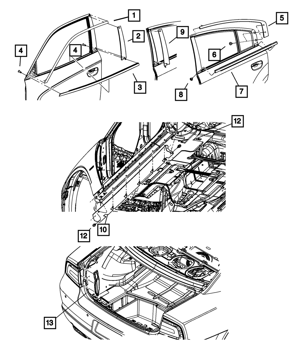 1QA50TZZAF - Sill Cladding, Right 2012-2023 Dodge Charger | AutoNation ...
