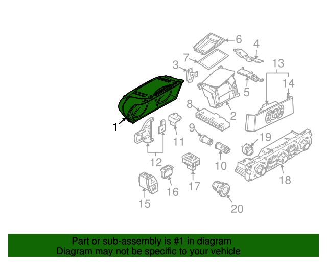Genuine BMW 62-11-7-842-182 | Cluster Assembly | FREE Shipping on Most ...