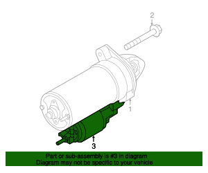 2011-2016 BMW | Starter Solenoid | 12417616501 | BMW OEM Parts Store