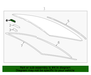 2021-2024 Toyota Mirai Dam 56117-24070 | Toyota Parts Center
