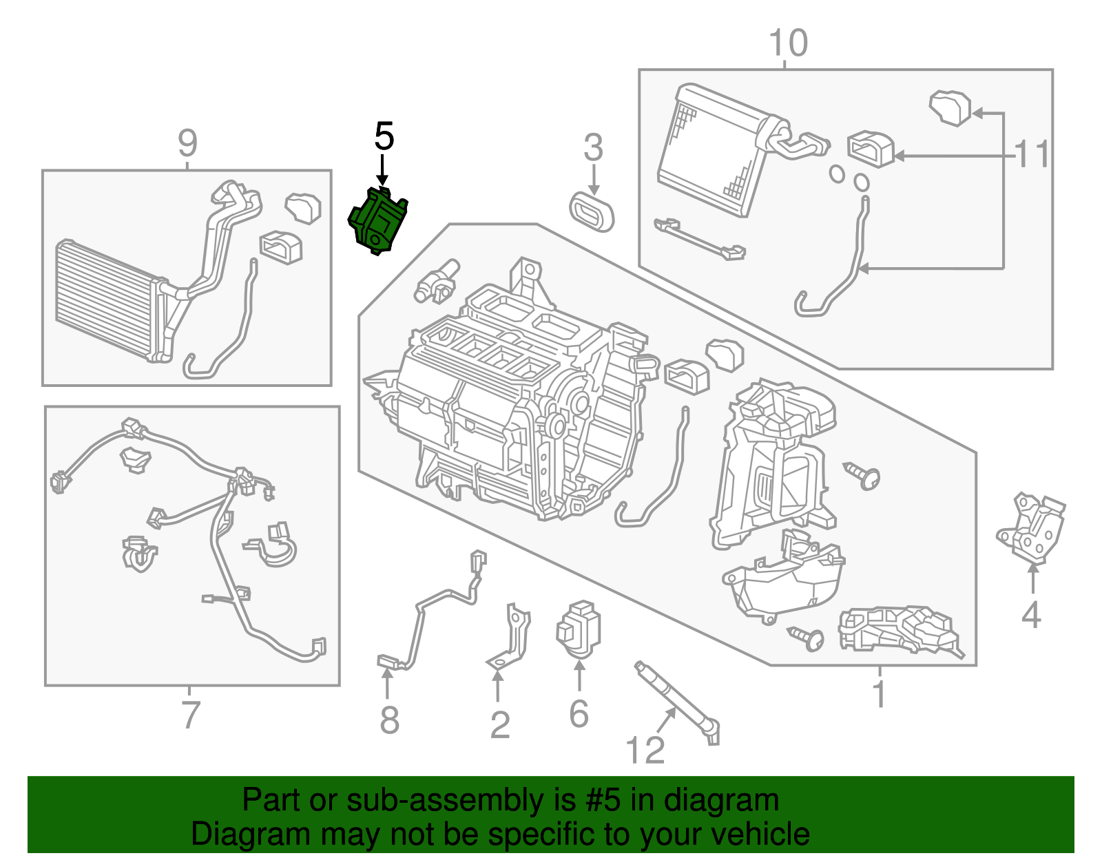 2012-2015 Honda Civic Door Actuator 79160-TR0-A01 | Honda Factory Parts