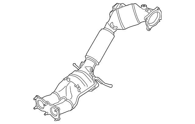 36000740 - Converter & Pipe - 2015 2016 Volvo V60 | Volvo OEM Parts Direct
