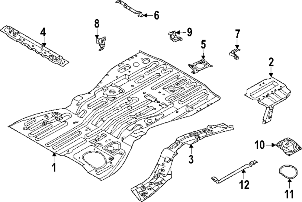 2022-2024 Nissan Pathfinder Inspection Cover Seal 74847-6SA0A | Coulter ...