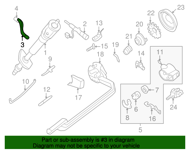 1992-1994 GM Automatic Transmission Shift Lever 15700792 | TascaParts.com
