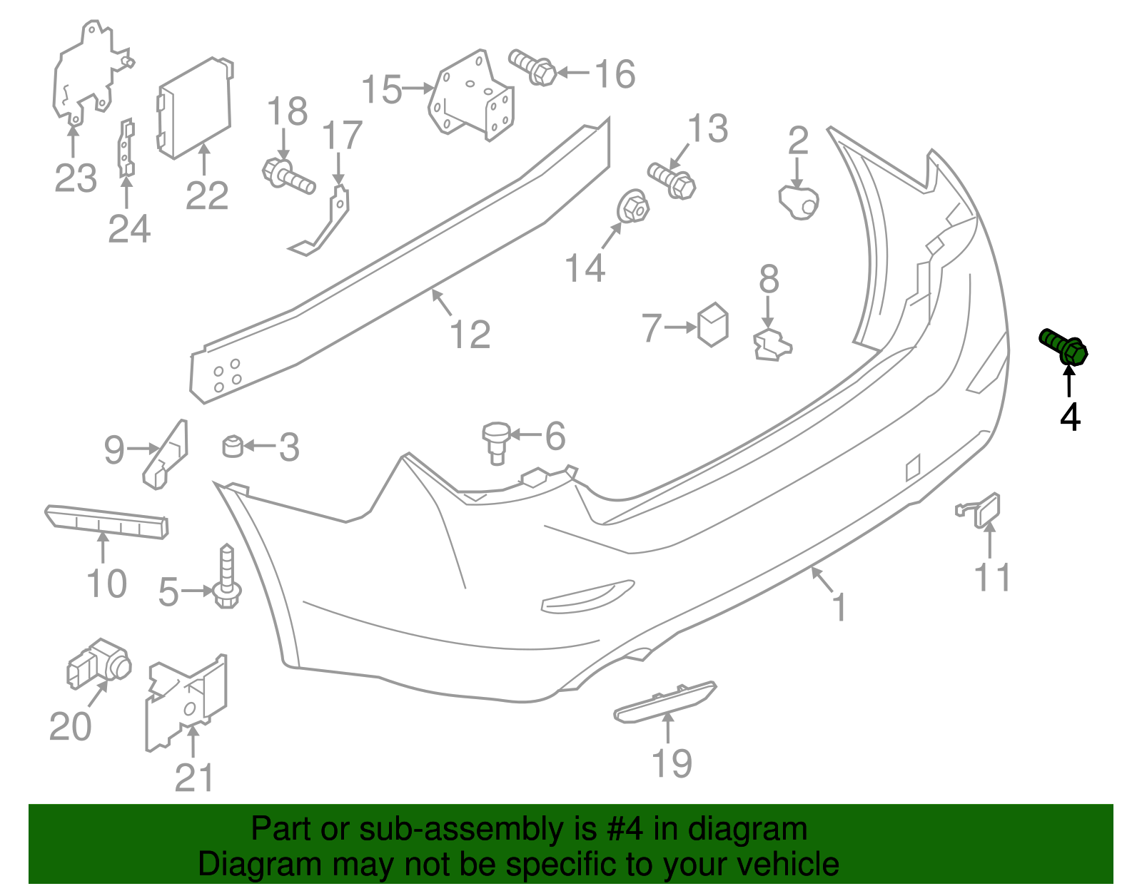 01466-00261 (146600261) - 2003-2020 Infiniti Wheel Opening Molding ...