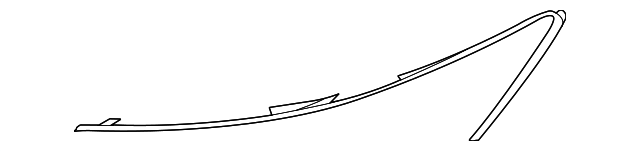 Genuine Molding Strip for 2020-2021 Hyundai Sonata | Part# 92181-L0100 ...