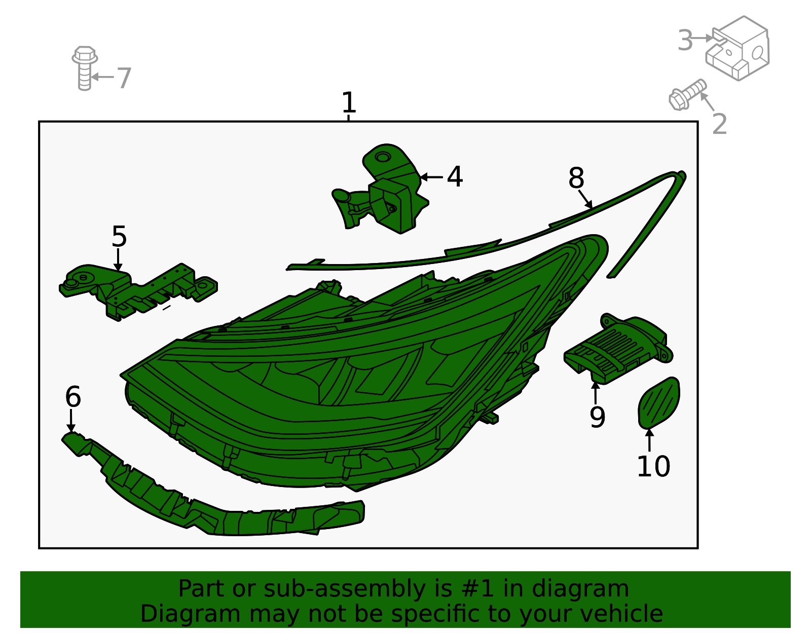 Genuine Composite Assembly for 2020-2023 Hyundai Sonata | Part# 92102 ...
