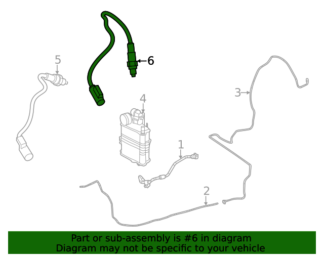 000-542-44-00 - Oxygen Sensor 2019-2021 Mercedes-Benz | Mercedes-Benz ...