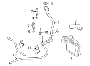 61677179455 - 2004-2010 BMW Washer Fluid Reservoir (61-67-7-179-455 ...