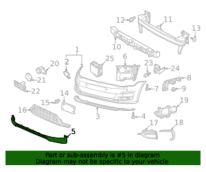 2018-2019 Volkswagen Golf R Spoiler 5G0-805-903-J-041 | OEM Parts Online