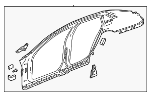 2018 Cadillac CT6 Uniside Assembly - Passenger Side (RH) 84237217 ...