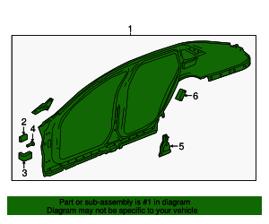 2016-2018 Cadillac CT6 Body Side Outer Panel 84237213 | GMPartsDirect.com