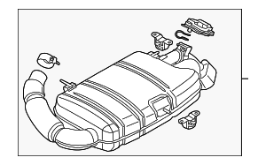 18308608167 - 2014-2020 BMW i8 Muffler & Pipe (18-30-8-608-167) | BMW ...