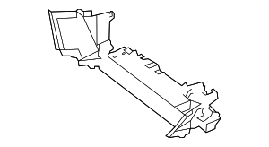 218-505-25-30 - Lower Baffle 2012-2018 Mercedes-Benz | Mercedes-Benz ...