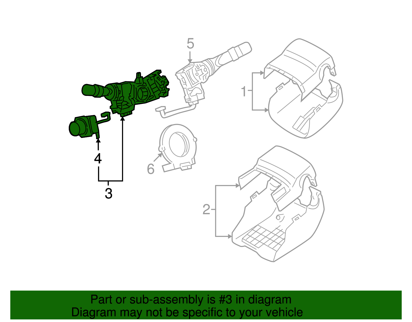 84140-0E041 - Headlamp Dimmer Switch 2004-2014 Lexus | AutoNation Parts