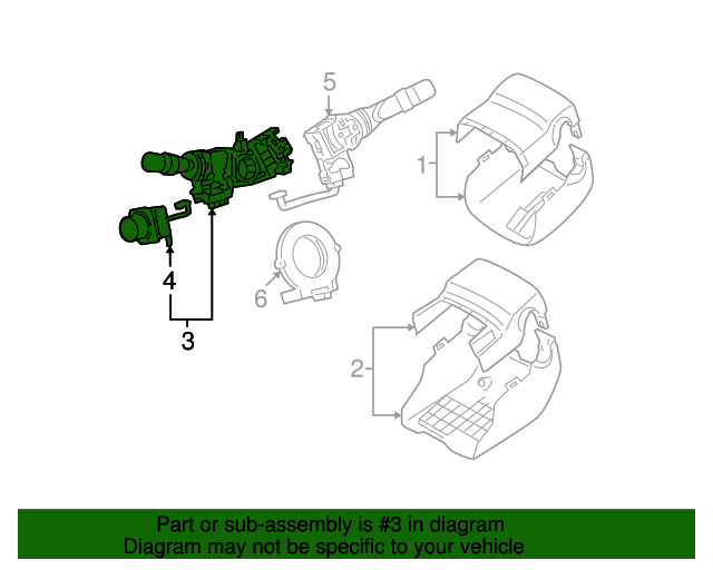 84140-07141 - Headlamp Dimmer Switch 2006-2014 Lexus | Lexus Parts Outlet