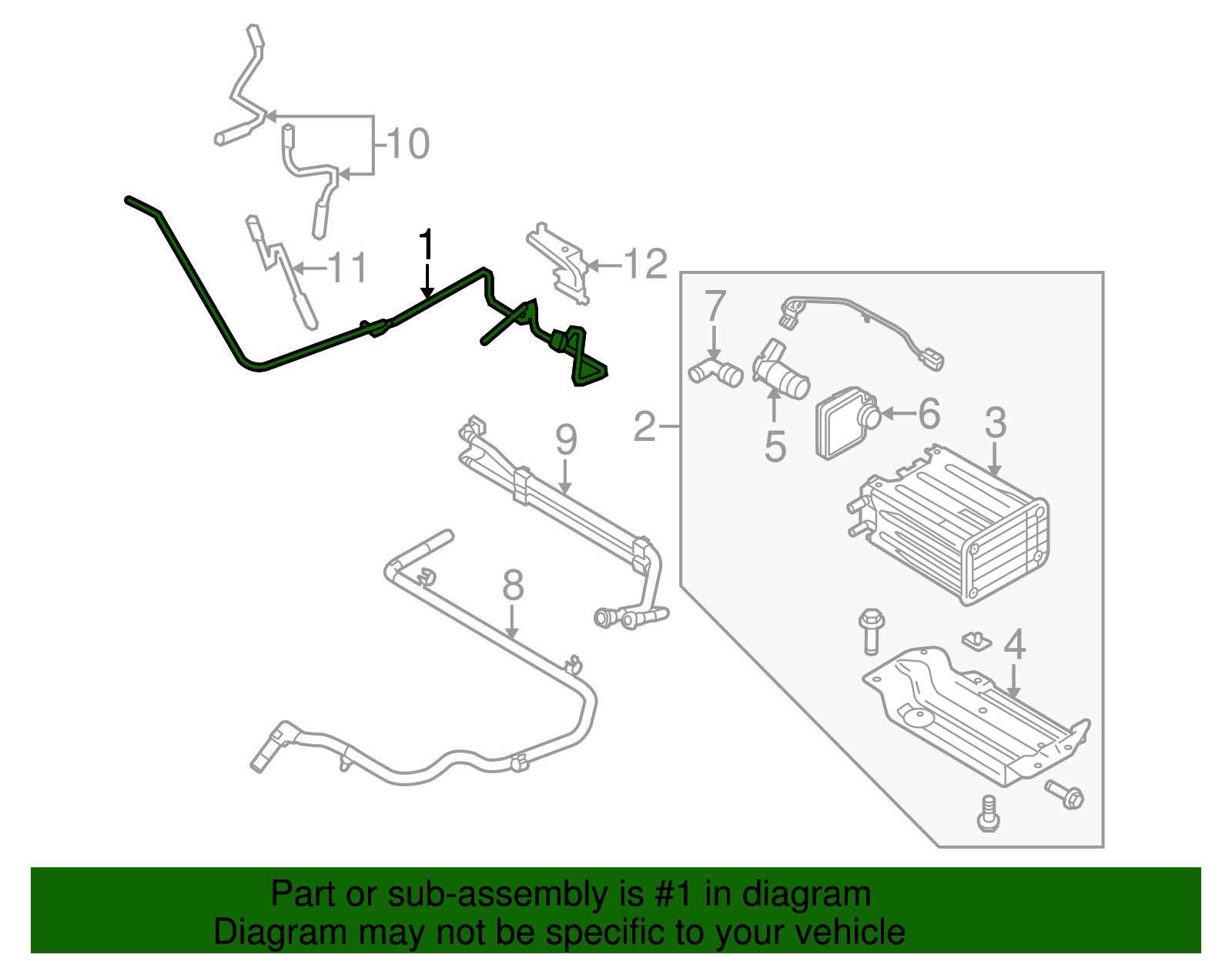 9C2Z-9E498-B - Hose 2009-2014 Ford | Ford OEM Parts Direct