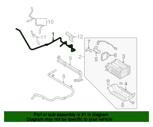 9C2Z-9E498-B - Hose 2009-2014 Ford | Ford OEM Parts Direct