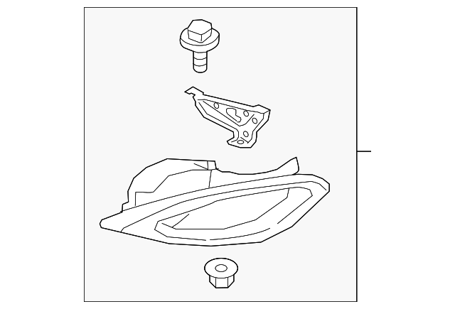 52106-48020 - Extension Insert - 2016-2021 Lexus RX350 | My L Parts