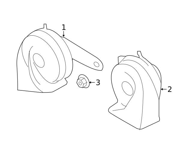 25610-5RA0A - High Note Horn - 2018-2020 Nissan Kicks | Nissan OEM ...