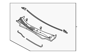 86150-AA000 - Cowl Grille - 2021-2023 Hyundai Elantra | World OEM Parts ...